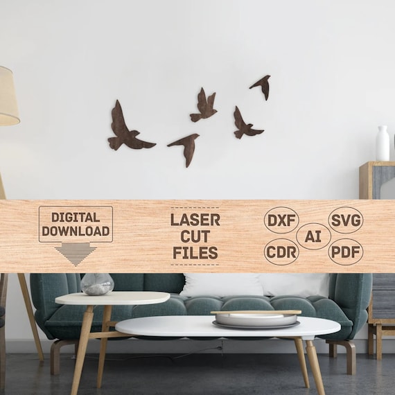 Birds Svg Birds Pdf Birds Dxf Flying Birds Pdf Flying - Etsy