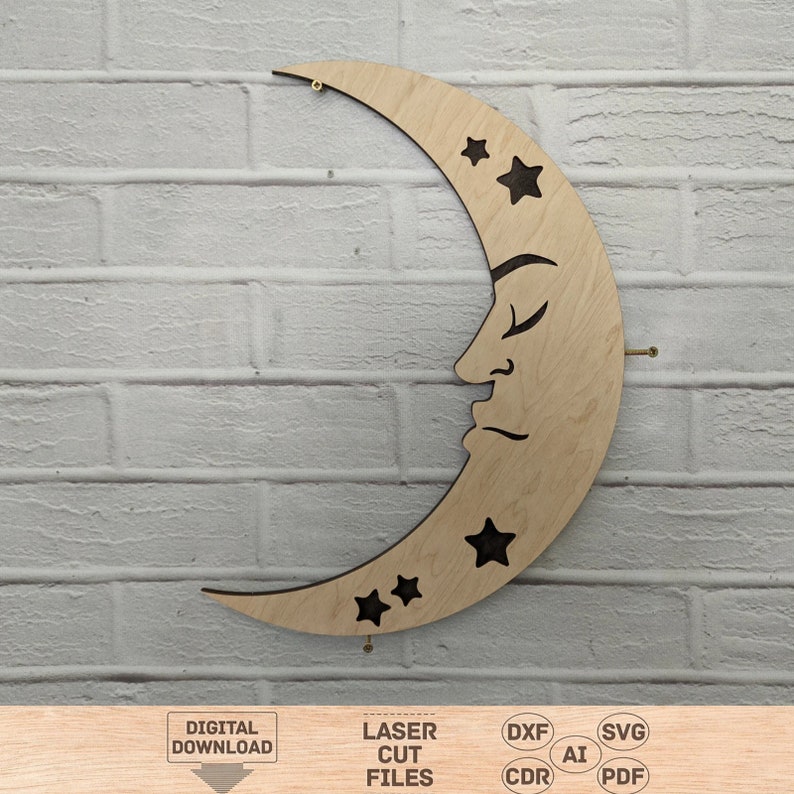 Sun and Moon Svg Sun and Moon Pdf Sun and Moon Dxf Sun and - Etsy