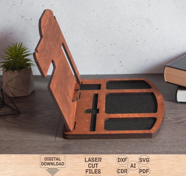 Docking Station Laser Cut File,docking Station Svg File,docking Station ...