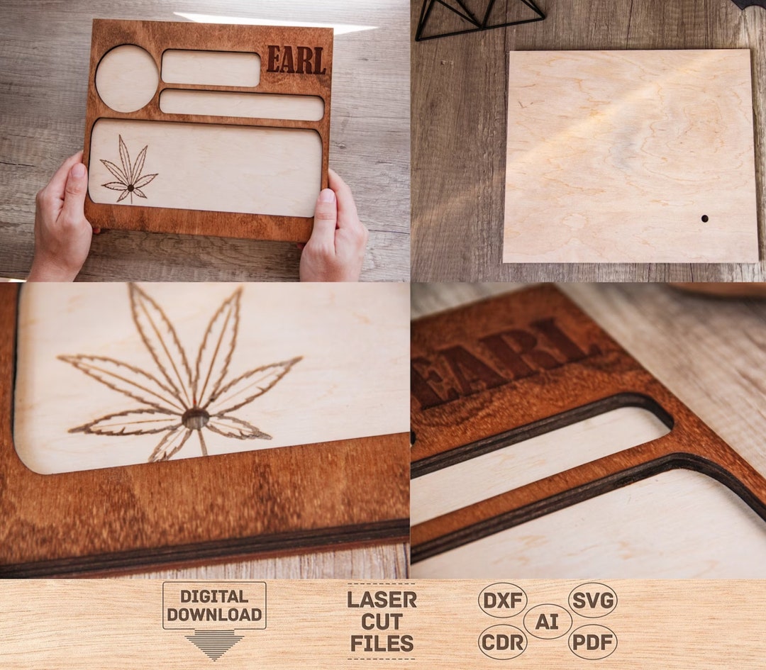 Rolling Tray Svg , Rolling Tray Pattern, Wooden Rolling Tray Pattern ...