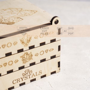 Crystal Wooden Box Svg, Crystal Wooden Box Pattern, Crystal Wooden Box ...