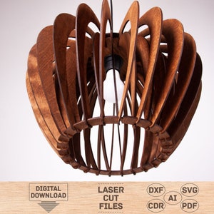 Pendant Light Svg, Pendant Light Pdf, Pendant Light Dxf, Lamp Shade Dxf ...