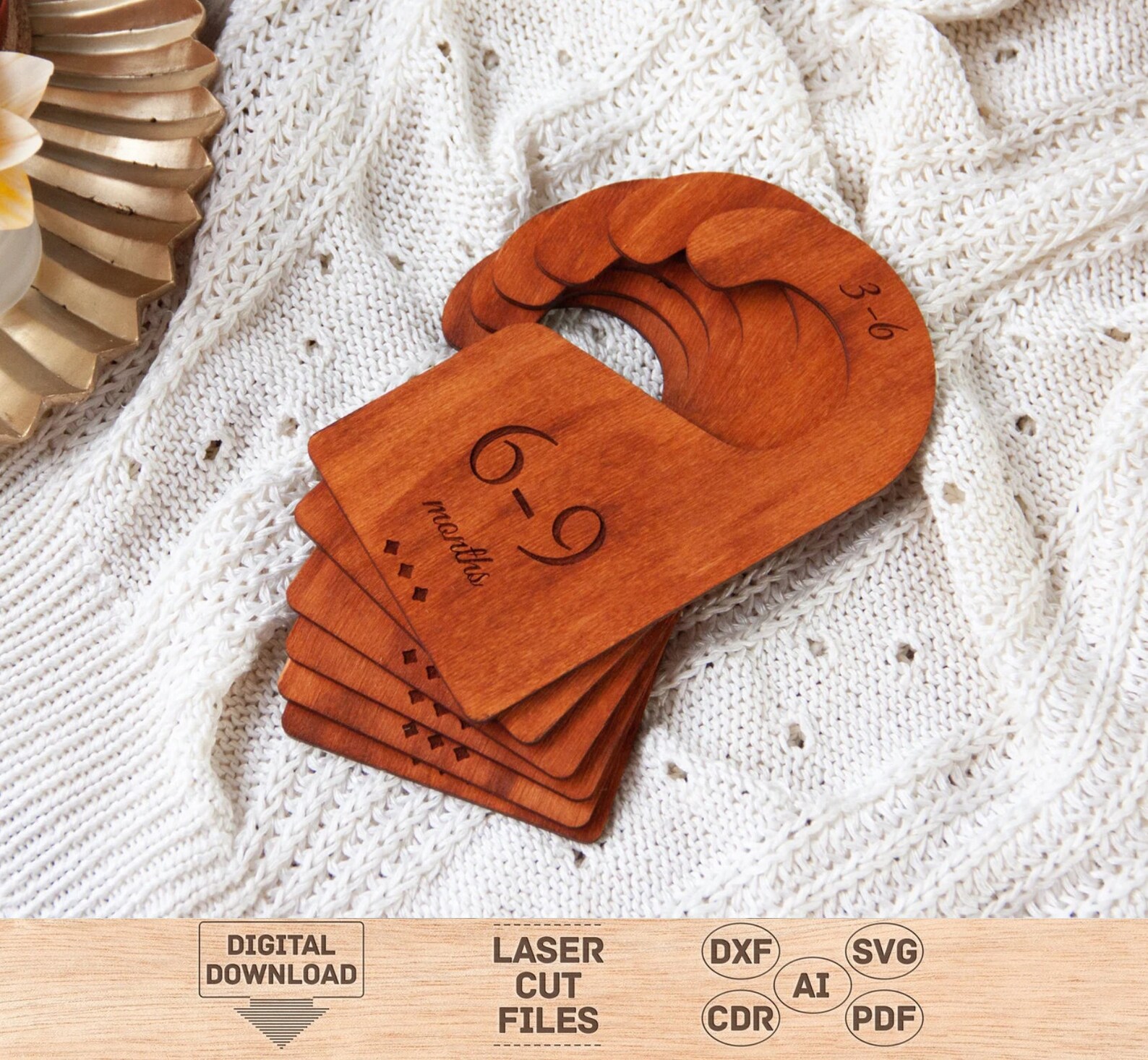 Closet Dividers SVG Closet Dividers DXF Baby Wardrobe - Etsy