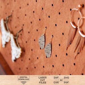 Earring Display Stand Svg, Earring Holder Svg, Earring Display, Earring ...