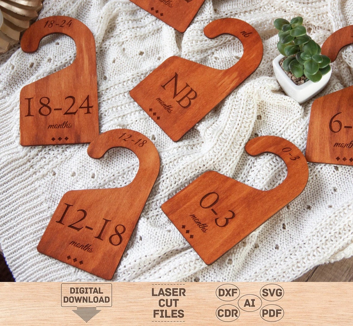 Closet Dividers SVG Closet Dividers DXF Baby Wardrobe - Etsy