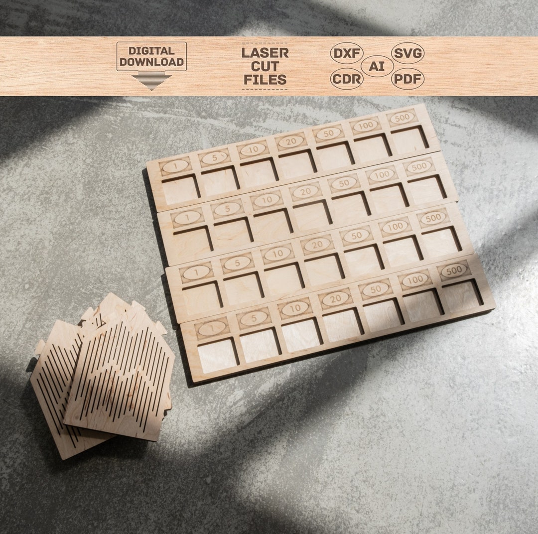 Monopoly Money Holder Svg, Monopoly Money Holder Laser Cut, Monopoly ...