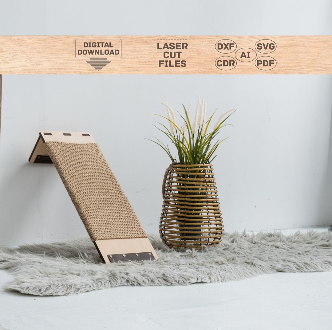 Cat Scratcher Svg, Cat Scratcher Pattern, Wood Cat Scratcher Svg, Wood ...