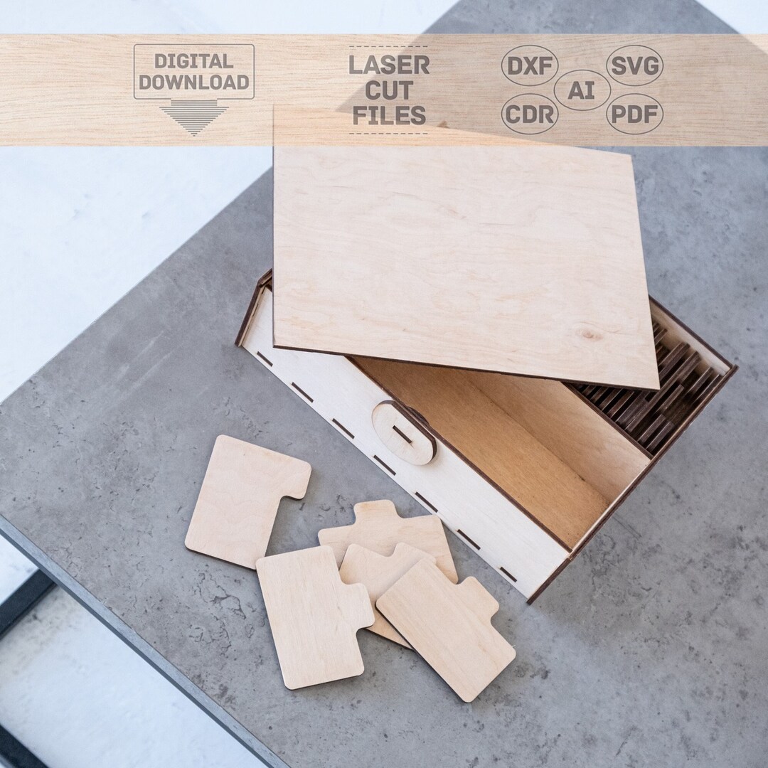 Trading Card Box Pattern, Trading Card Box Pdf, Baseball Card Box Svg ...