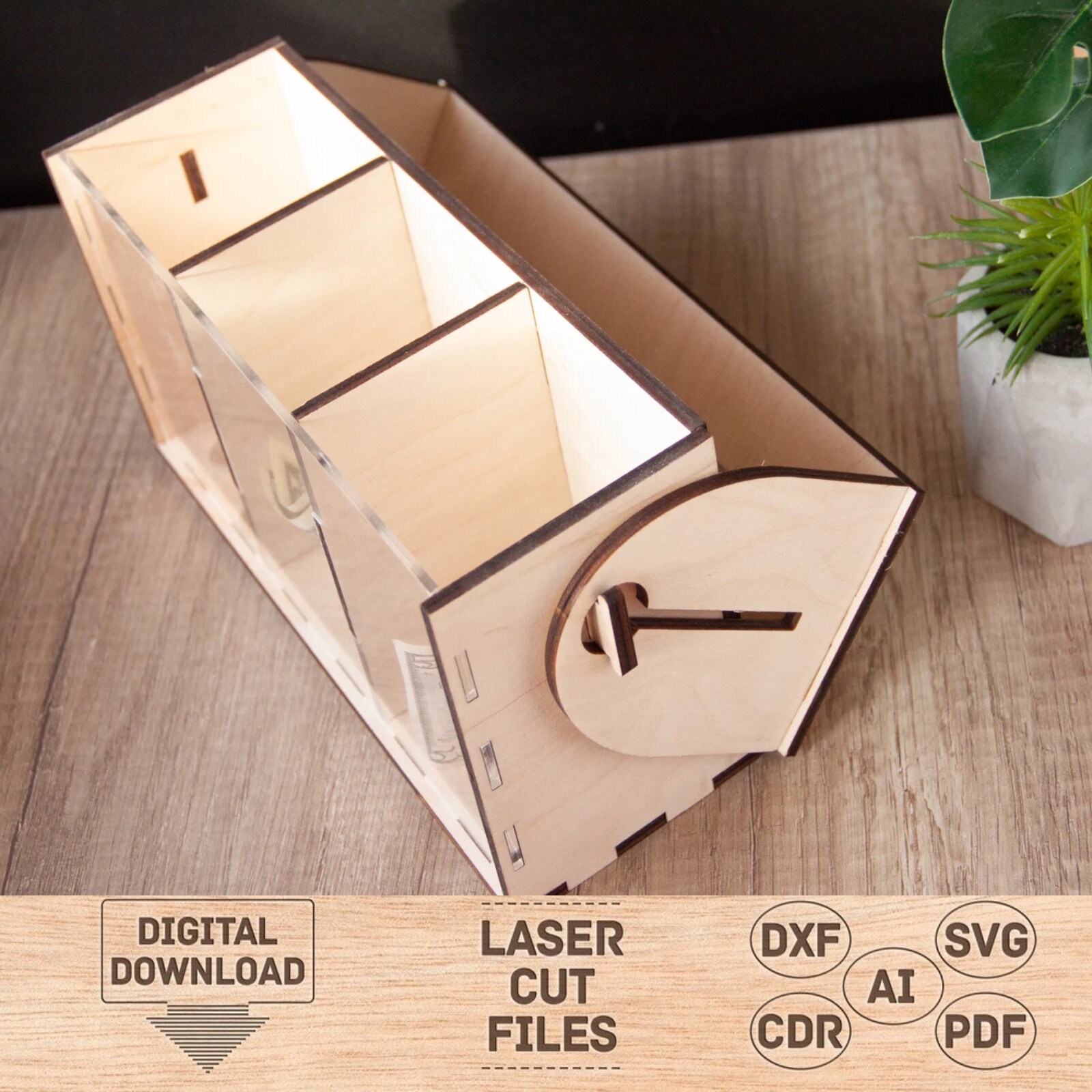 Piggy Bank Svg, Piggy Bank Pdf, Piggy Bank Dxf, Cash Box Svg, Cash Box ...