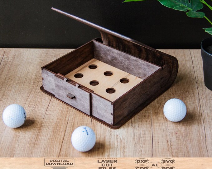 Golf Ball Holder Layered Laser Cut SVG, Digital File, Glowforge Laser ...