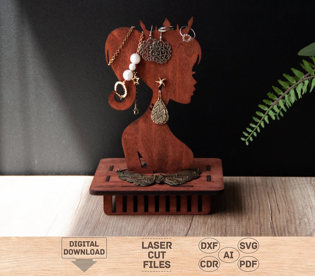 Jewelry Holder Svg, Princess Jewelry Svg, Jewelry Holder Stand Svg ...