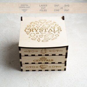 Crystal Wooden Box Svg, Crystal Wooden Box Pattern, Crystal Wooden Box ...