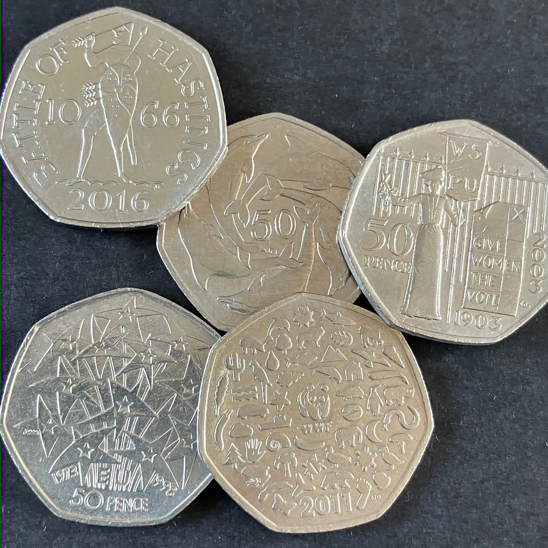 50p Collectible Coins, Royal Mint Coin Hunt, 50p British Coins ...
