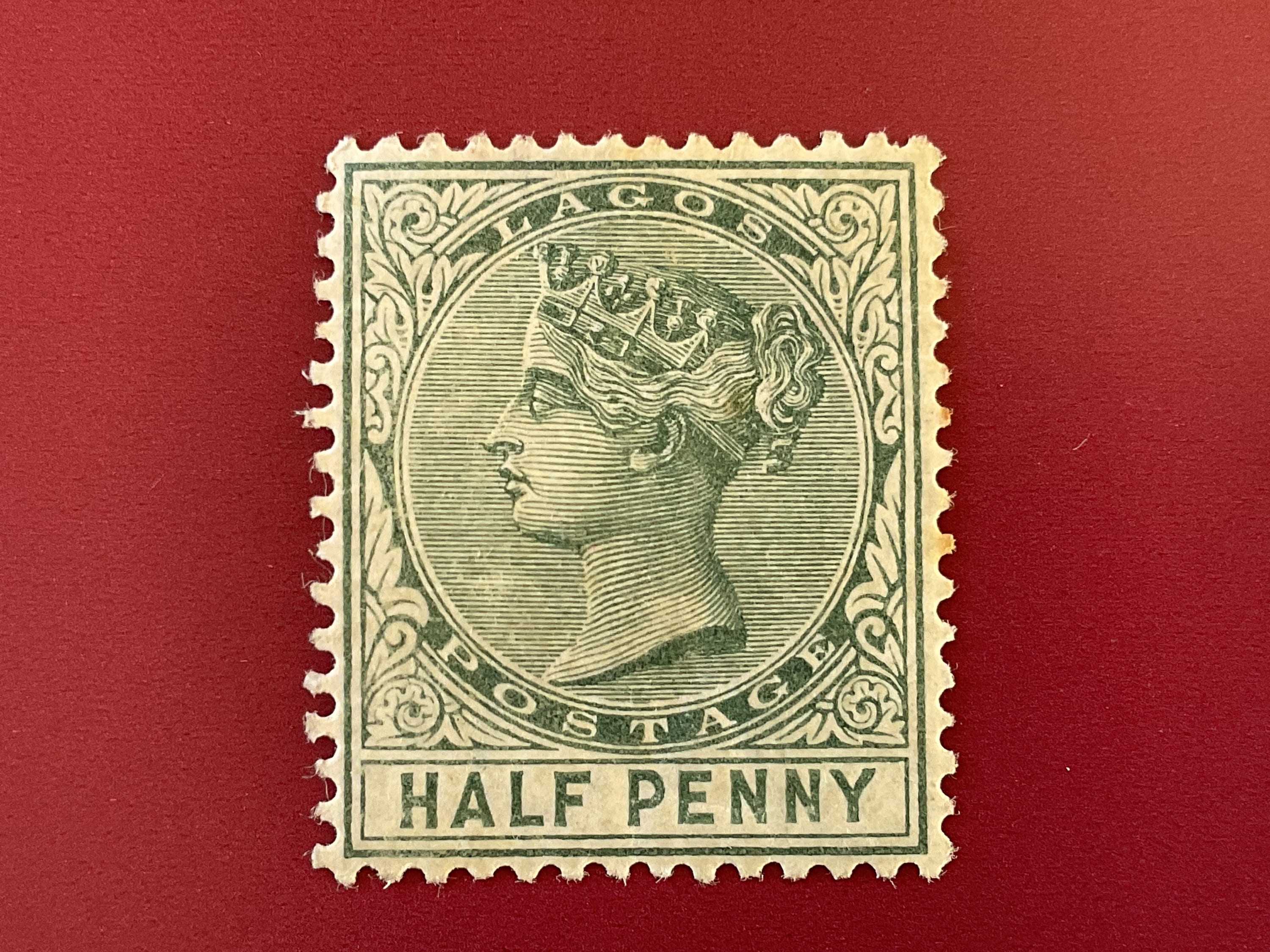 Queen Victoria Lagos Stamps X 2 Half Penny / One Penny - Etsy