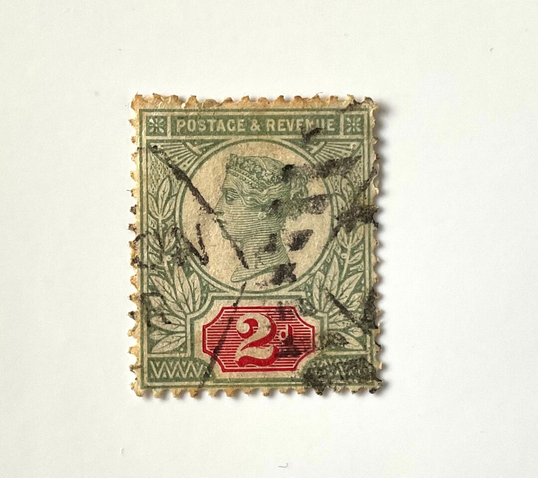 Queen Victoria Stamp, Two Penny Stamp, 1887 Jubilee Issue, Hinged ...