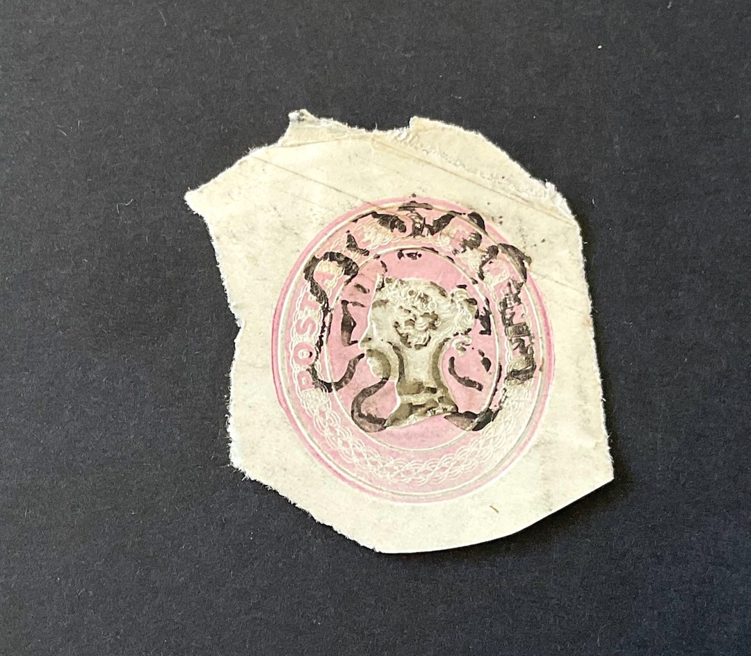 Queen Victoria Maltese Cross 1d Embossed Postal Stationery, Envelope ...