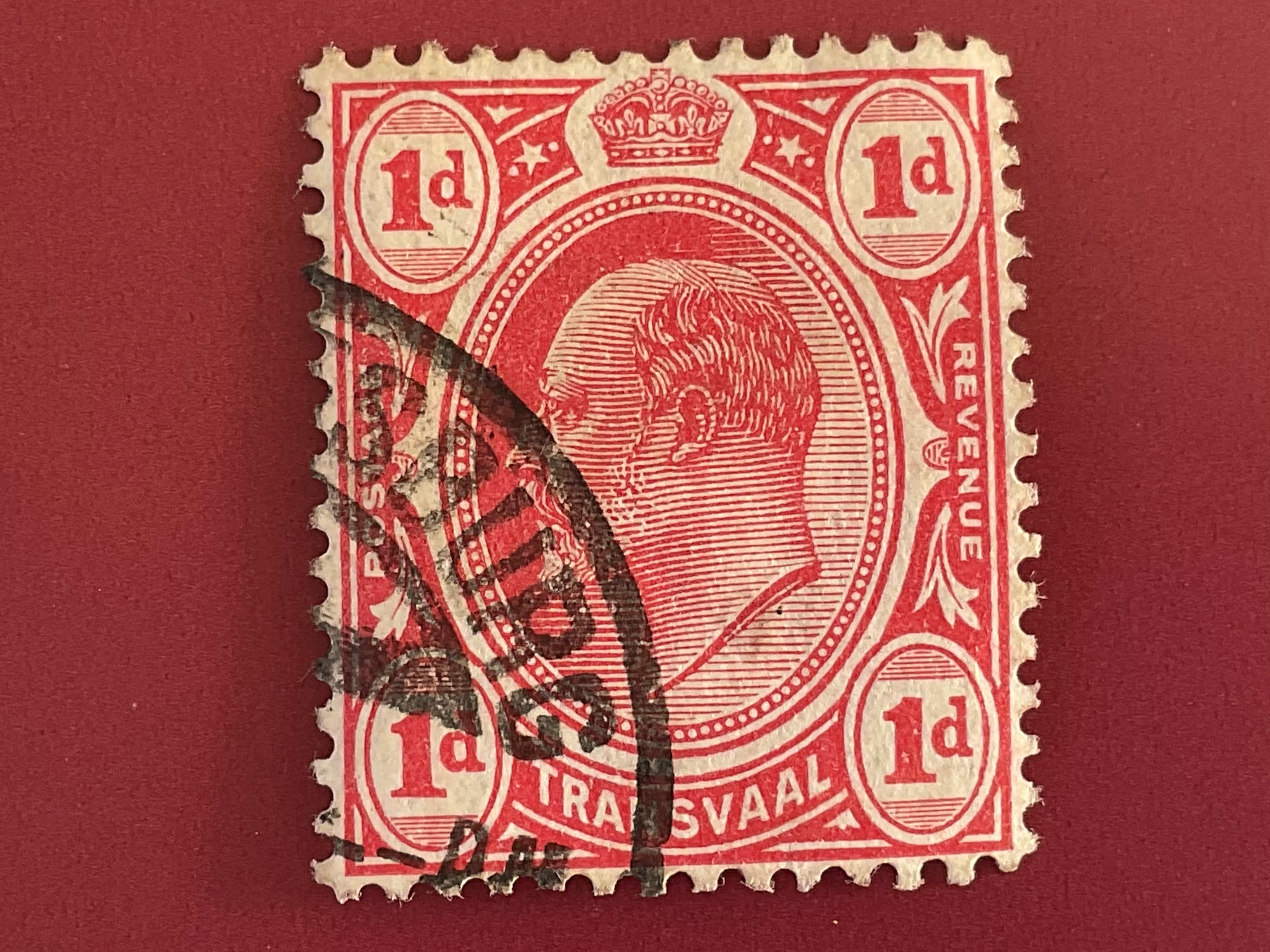 Transvaal Stamps X 4 Half Penny / One Penny X 3 Stamps, Crafts Antique ...