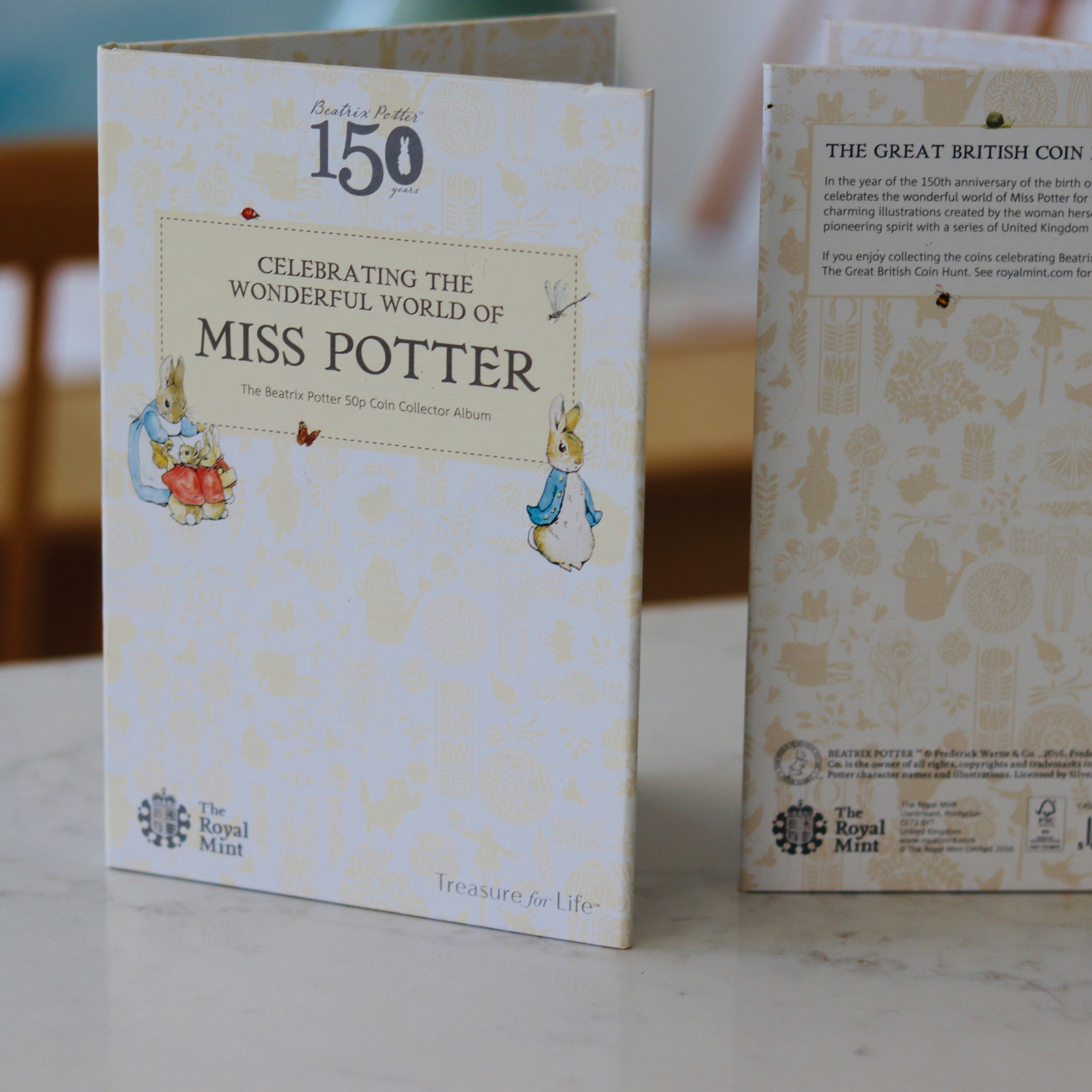 50p Coin Collector Album Miss Potter Beatrix Potter 50p - Etsy UK