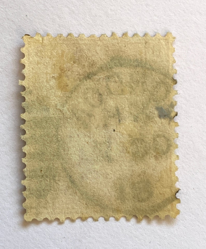 Queen Victoria Stamp, One Shilling Stamp, Orange Brown Stamp 1881 ...