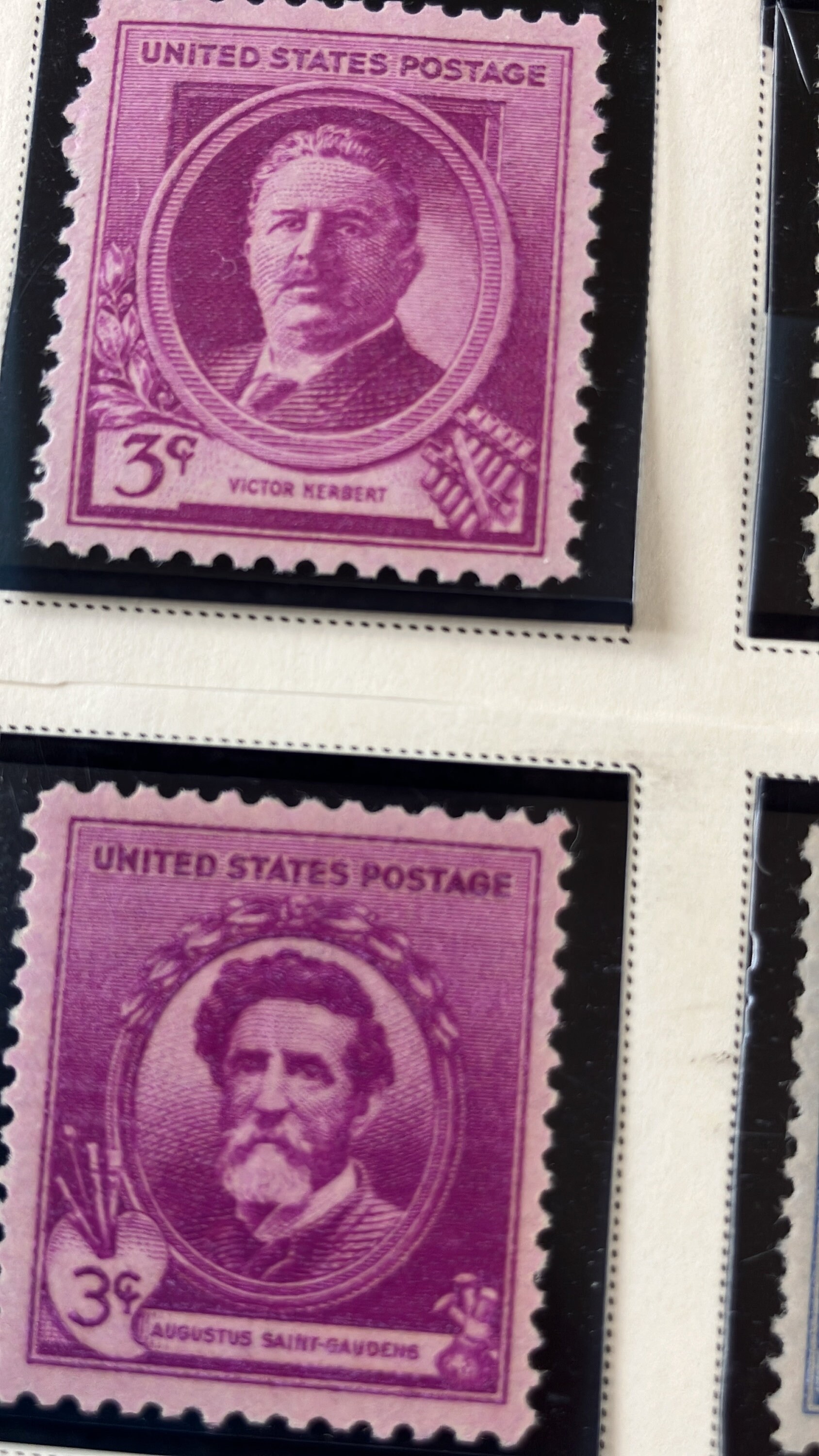 US Postage Stamps 1940 Famous Americans Complete Set - Etsy