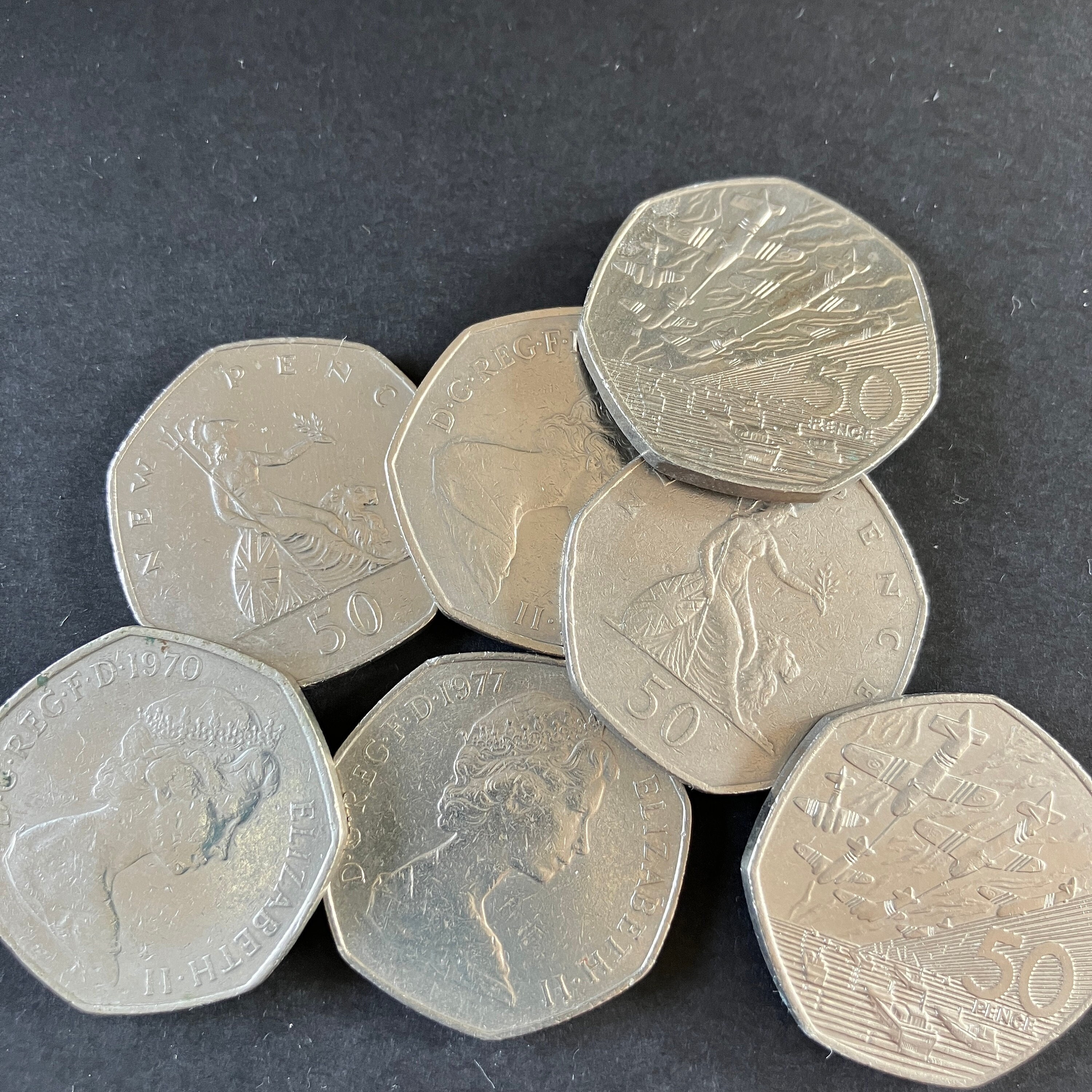 50p Collectible Coins, Royal Mint Coin Hunt, 50p British Coins, Large ...