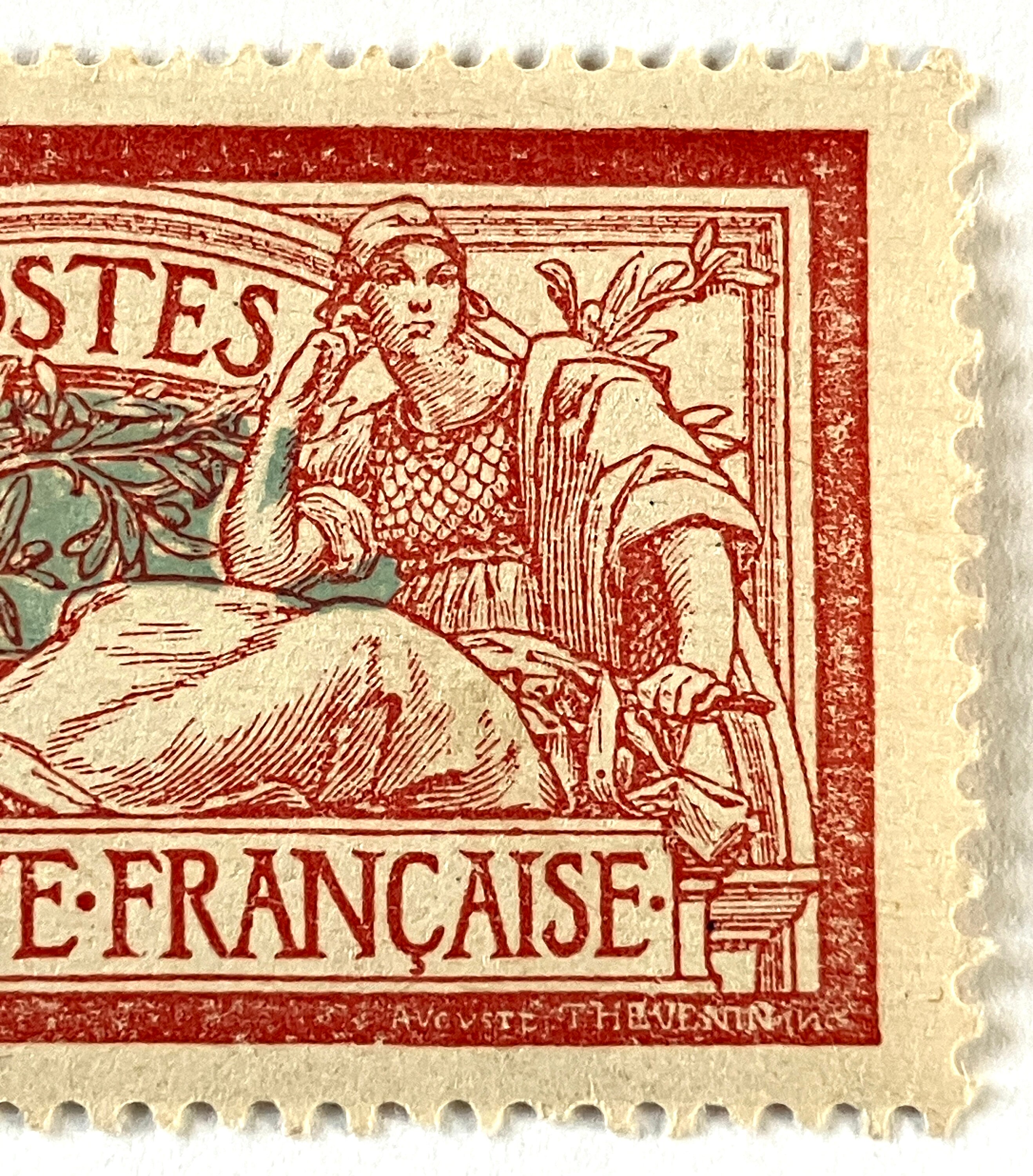 French Stamp, 40 Postes 1900 Liberty & Peace Hinged Stamp Used Crafts ...