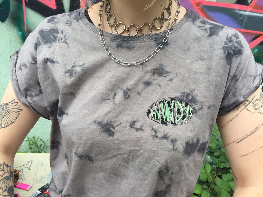 Y2K Oversized Handys Batik Rave Oversized Tee 2000s Cow Pattern 2000s ...