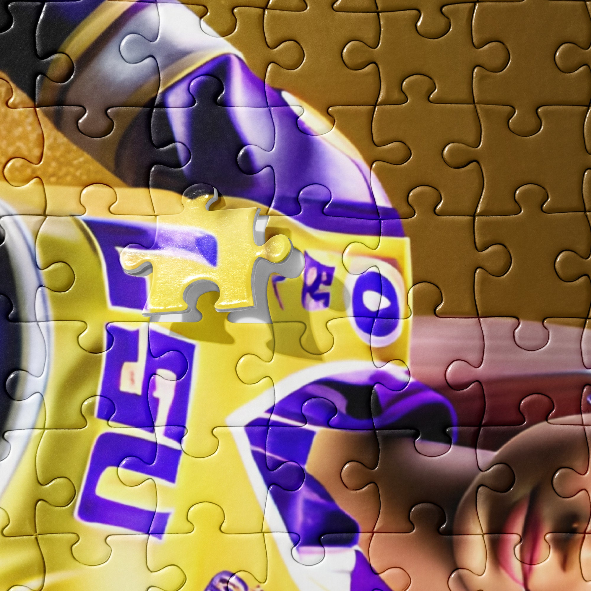Lsu-barbie Cheerleader Themed Jigsaw Puzzle A Fun - Etsy
