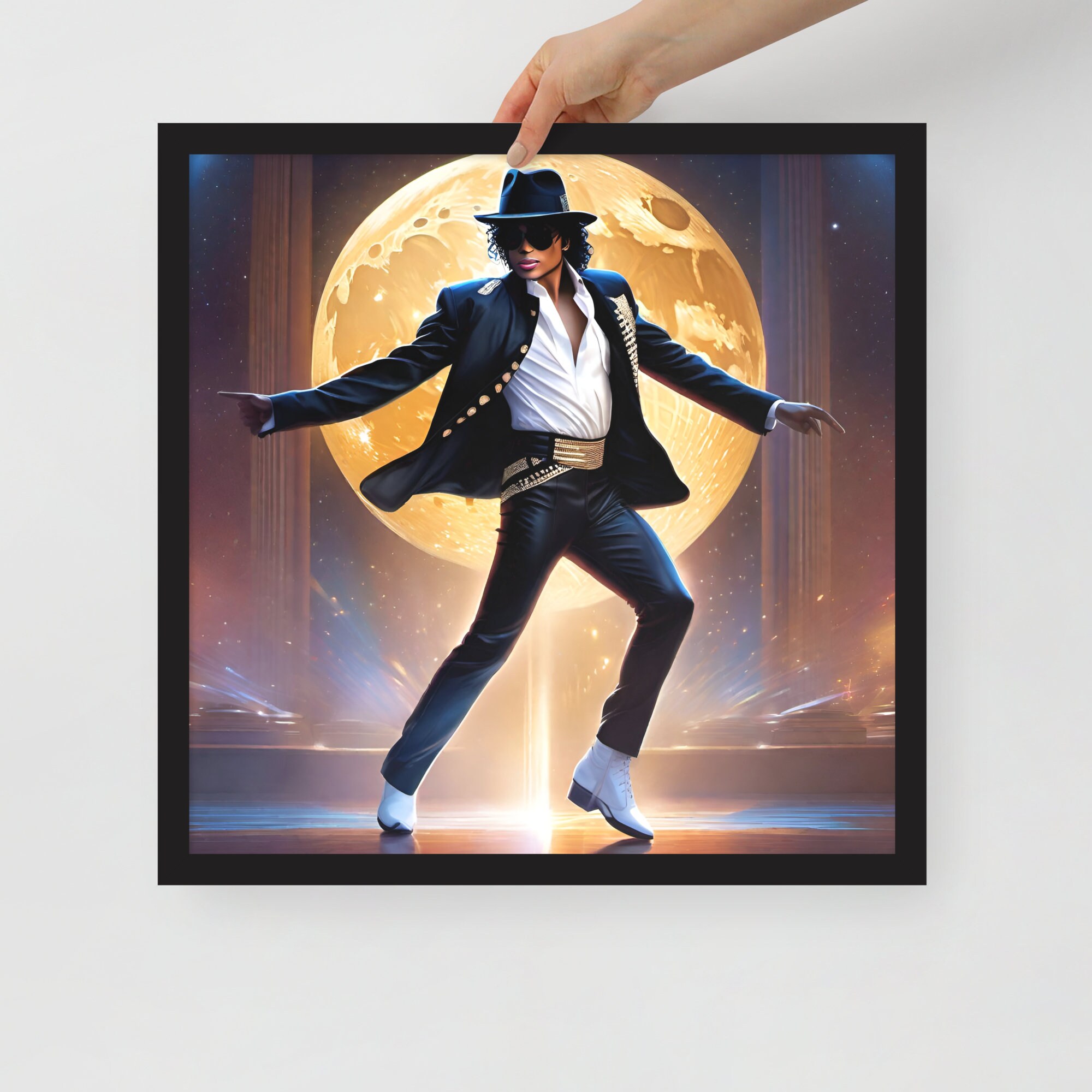 Michael Jackson Cartoon Moonwalk