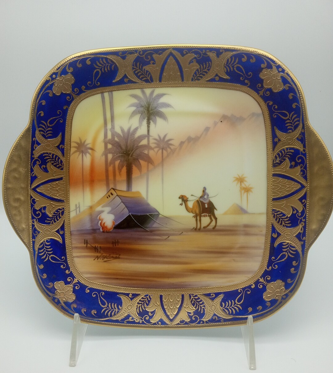 Camel China/ Hand Painted Porcelain/ Theshopsinuptown/dmt-b - Etsy