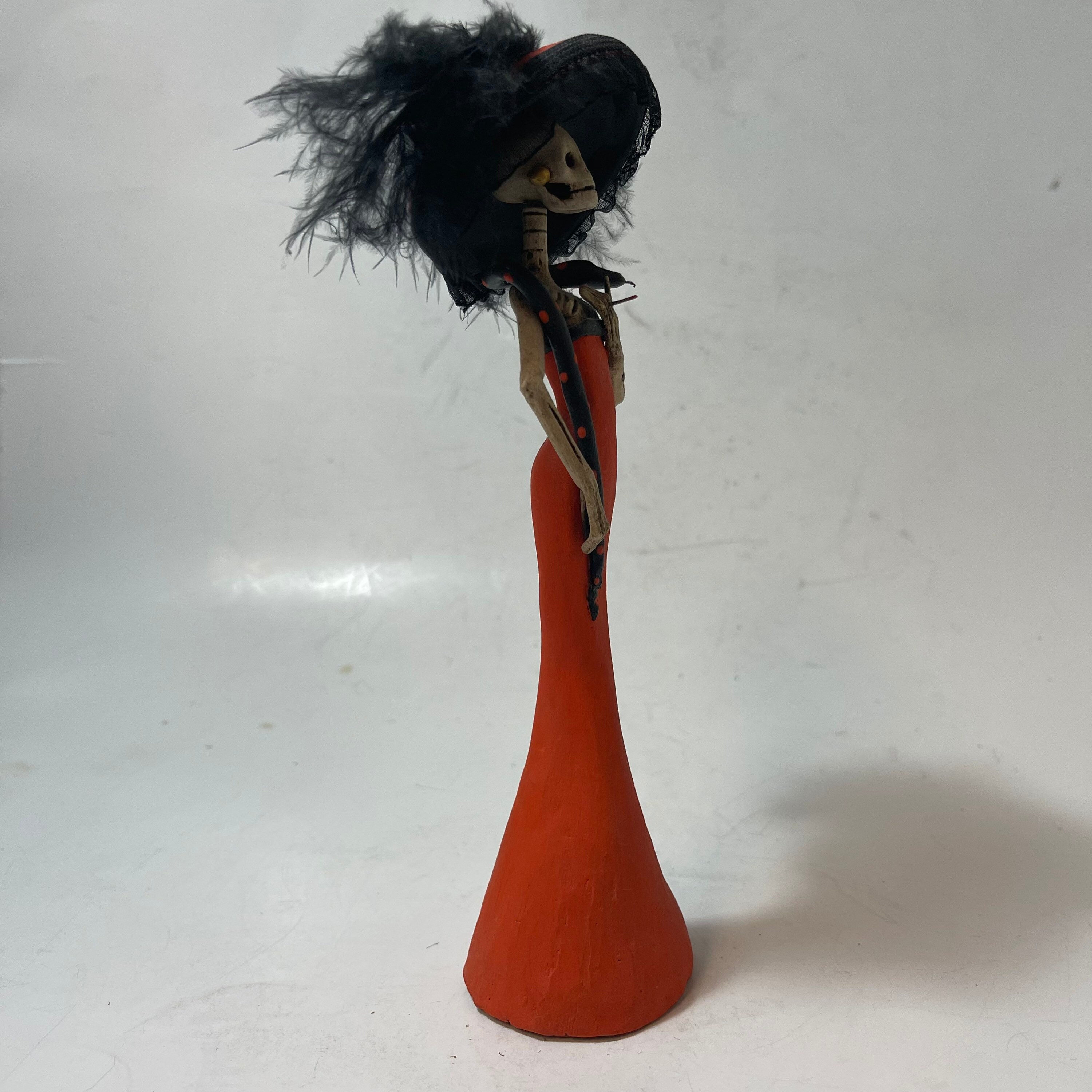 Handmade Dia De Los Muertos Figurine / Catalina Skeleton | Etsy