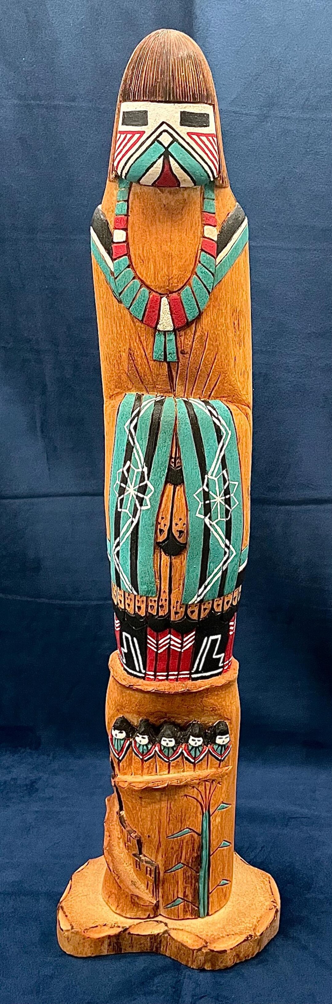 Kachina Doll / Louise Boone Signed Hopi Handmade Shalaka Taka / Hopi ...