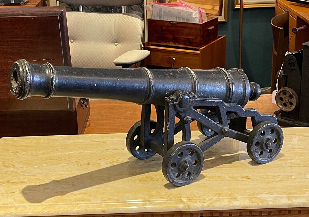 19th Century Cast Iron Naval Signal Cannon | Historic Maritime Artifact ...