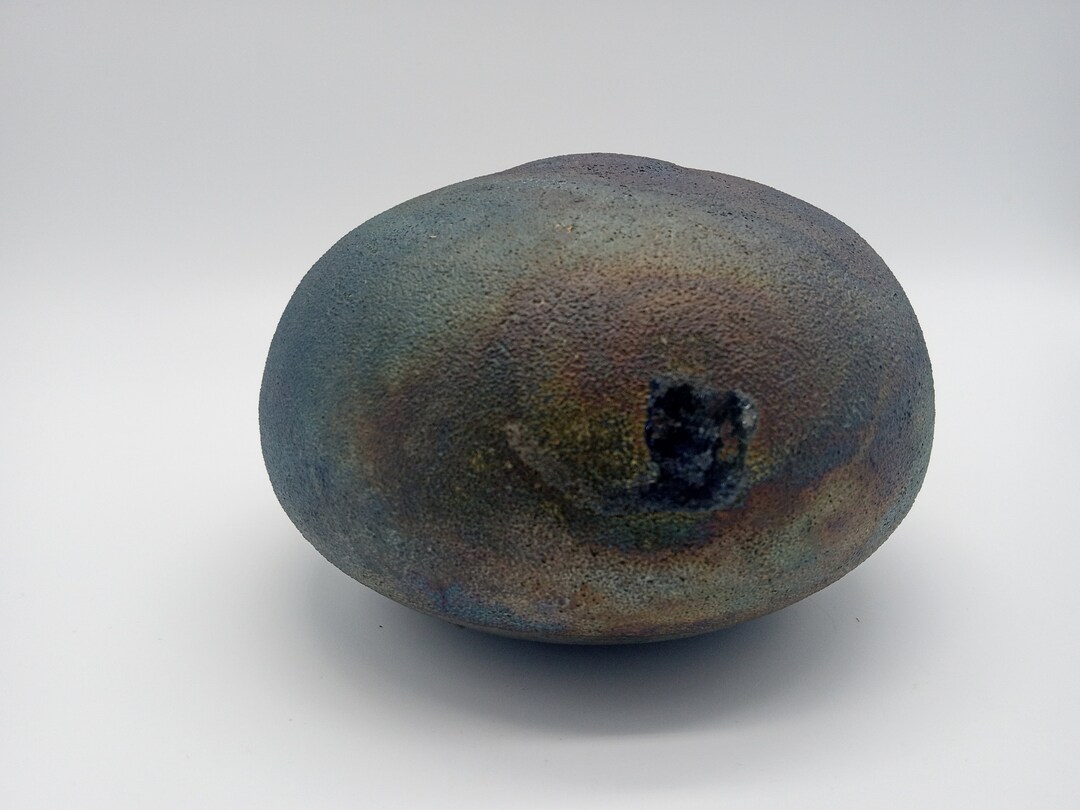 Raku Hand Rattle/ Sphere Hand Rattle/theshopsinuptown/ DMT-B - Etsy