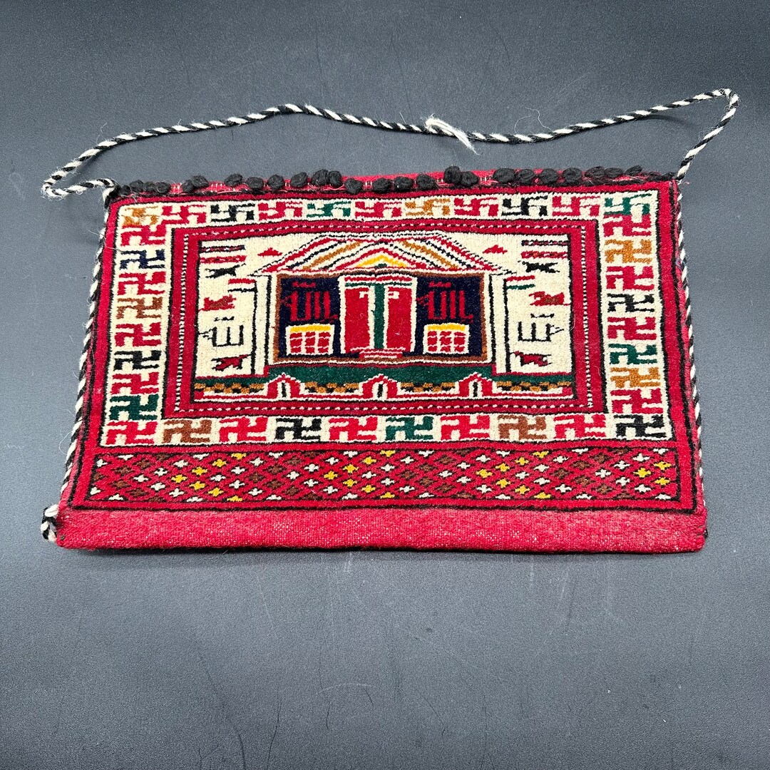 Handmade Middle Eastern Cloth Bag With Hand Stitched Textile Pattern ...