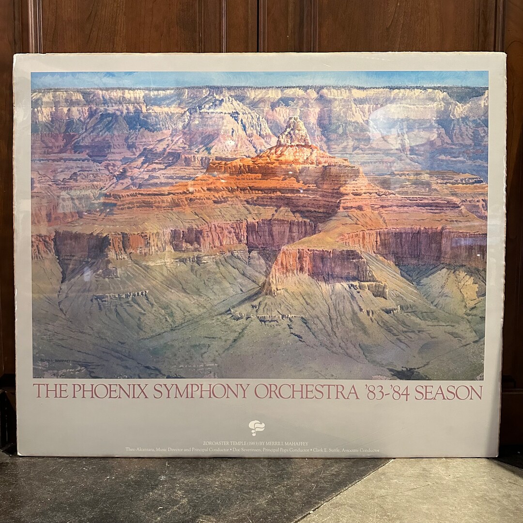 Phoenix Symphony Orchestra ‘83-‘84 Season ‘zoroaster Canyon’ by Merrill ...