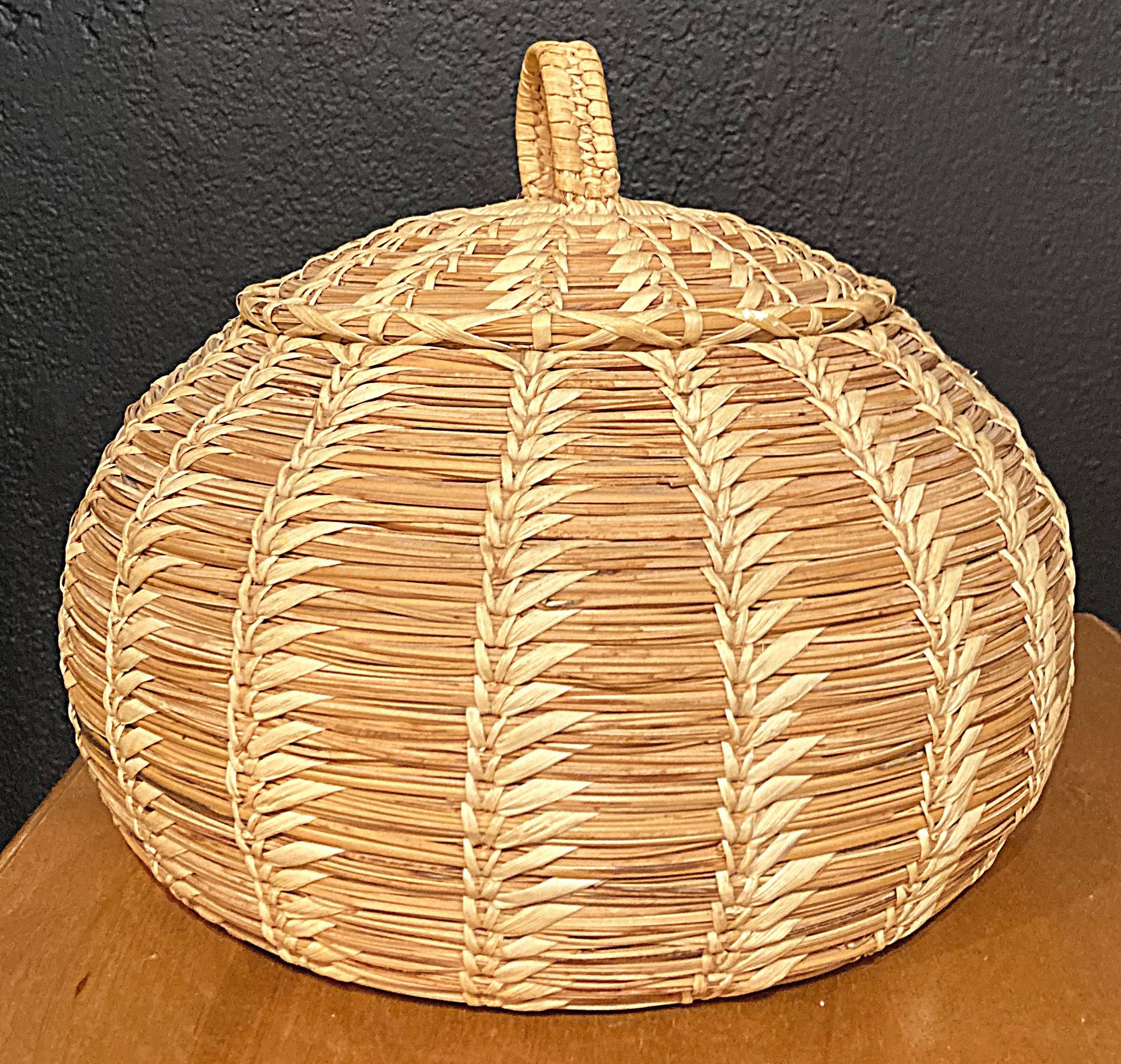 Handmade Split Stitch Papago Lidded Basket #DN the Shops in Uptown - Etsy