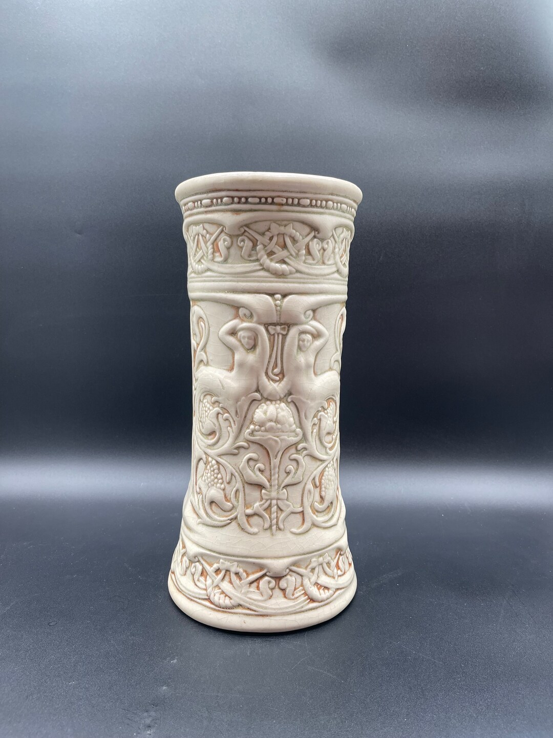 Vintage Weller Pottery Antique Ceramic Mermaid Vase / #DMT-KF ...