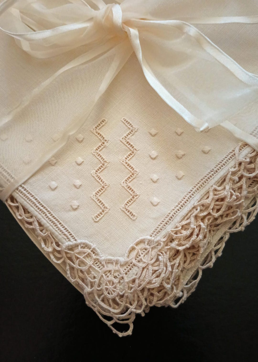 Elegant Set of 8 Vintage Fine Dining Linen Table Napkins - Etsy