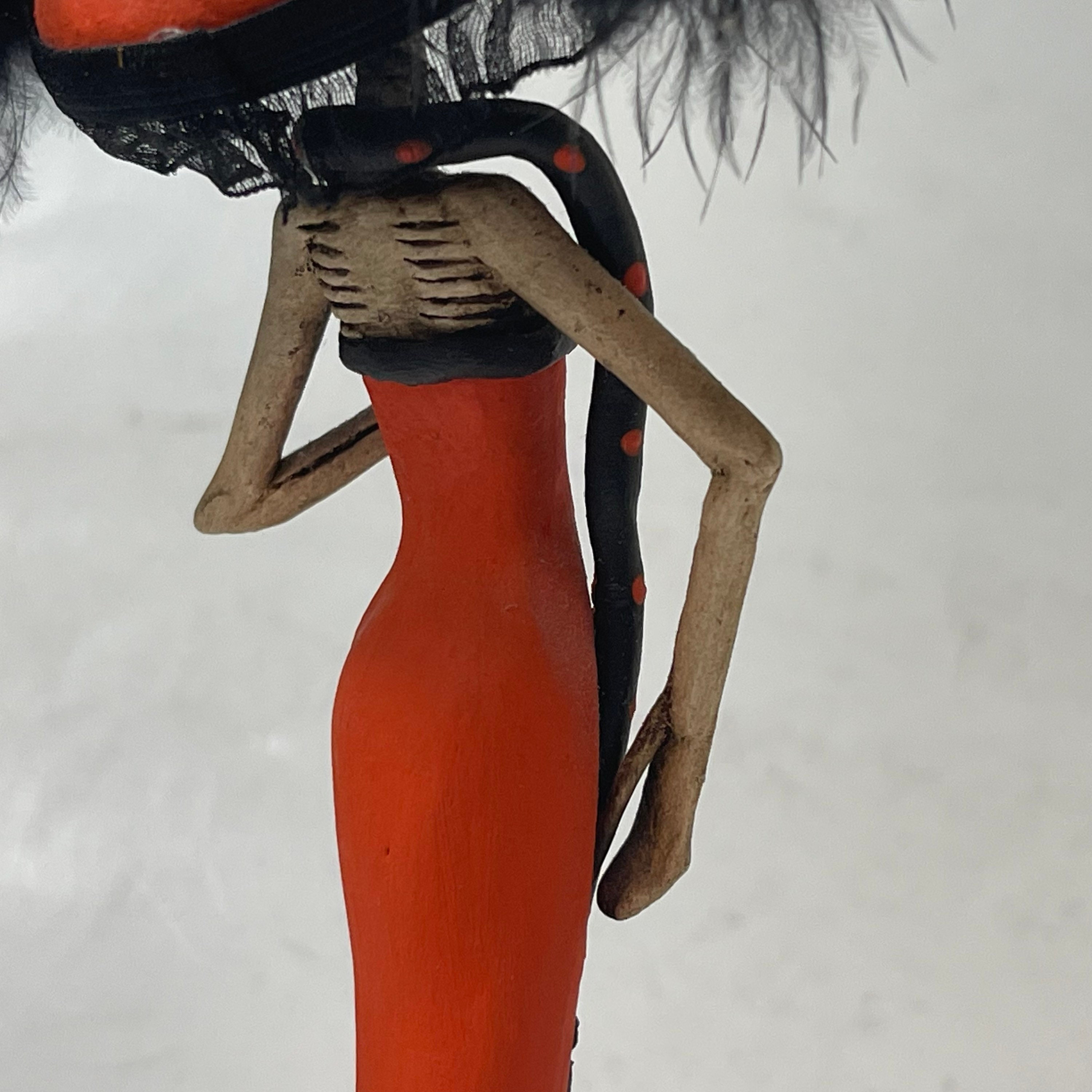 Handmade Dia De Los Muertos Figurine / Catalina Skeleton | Etsy