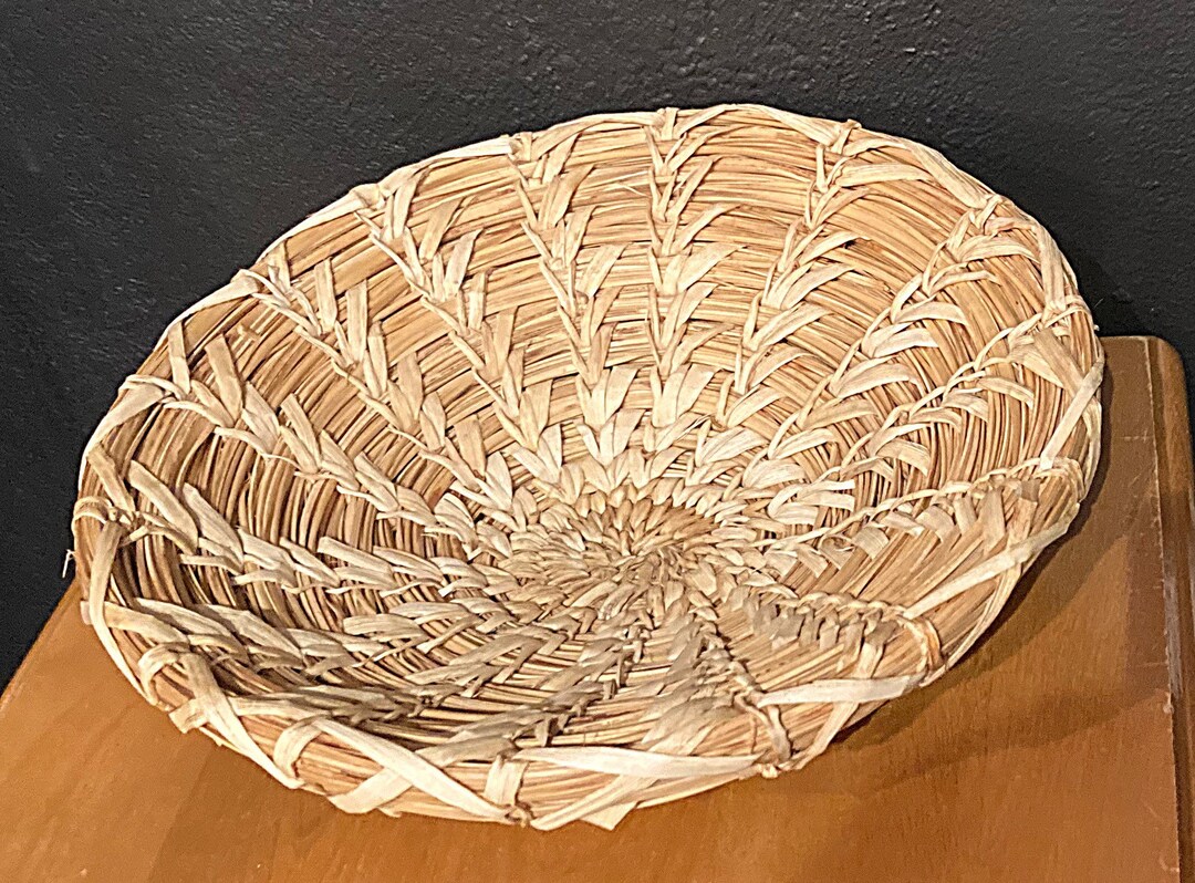 Handmade Papago Weaved Grass Bowl #DN the Shops in Uptown - Etsy