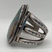 Mark Chee Signed Navajo Handmade Sterling Silver Cuff Bracelet With ...