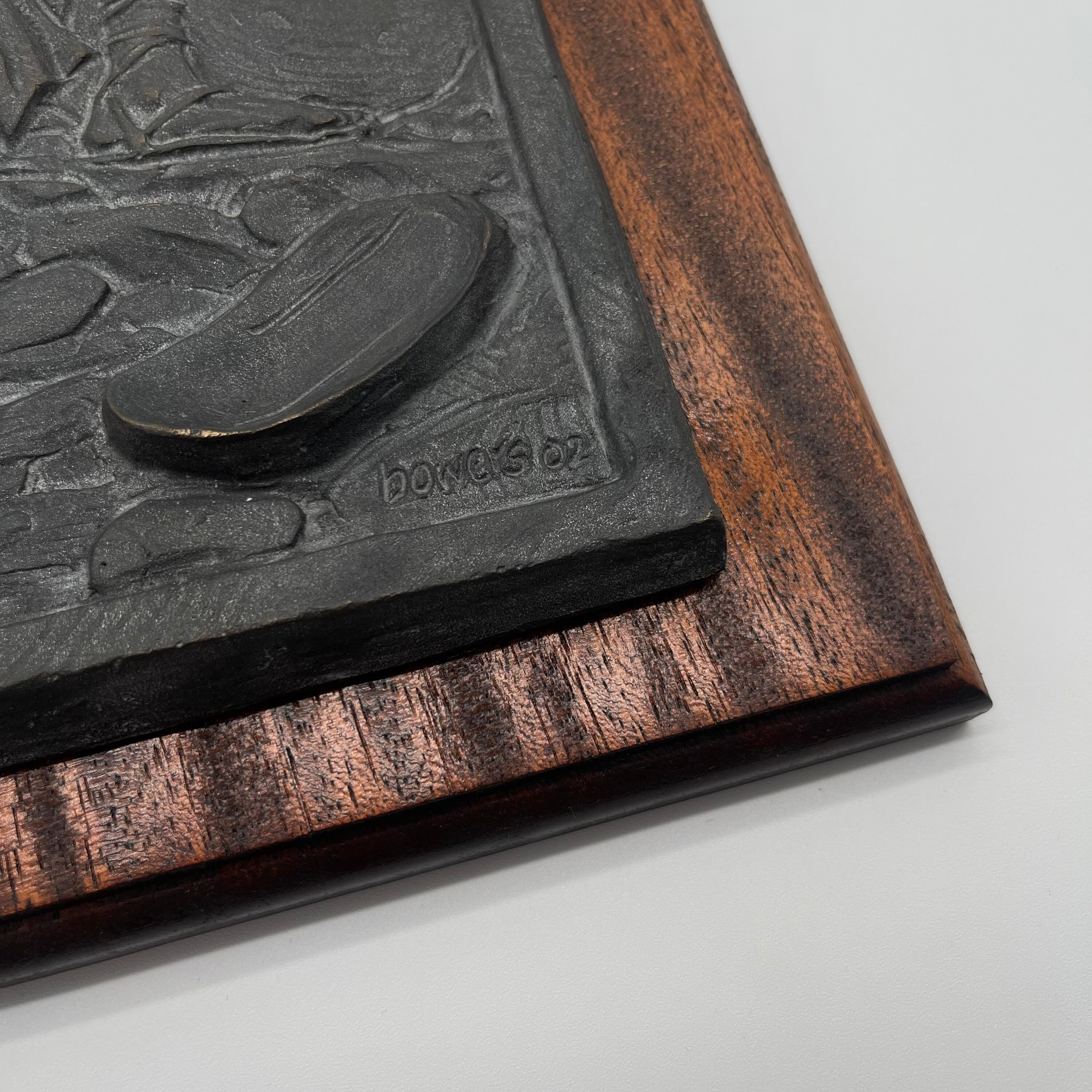 Russell Bowers Bronze Relief Wall Plaque / Vintage 2002 / - Etsy