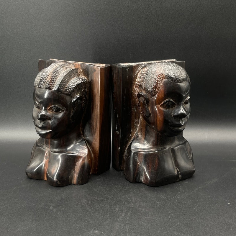 African Bookends - Etsy