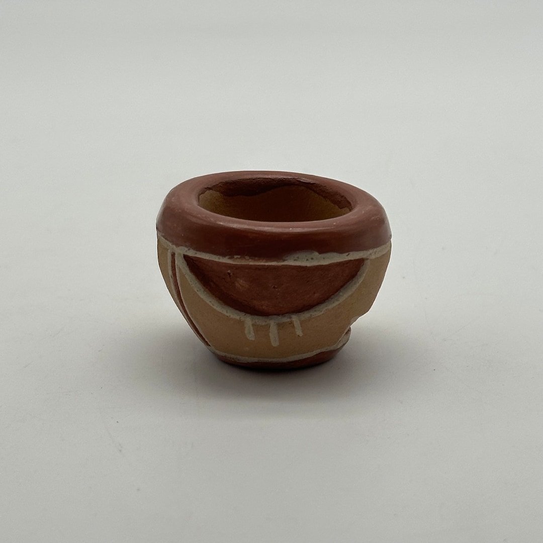 Felicita Garcia San Juan Pueblo Signed Mini Pottery Bowl / Vintage San ...