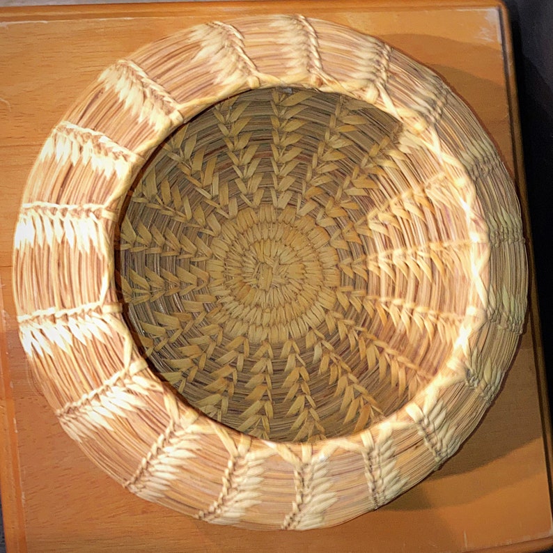Handmade Split Stitch Papago Lidded Basket #DN the Shops in Uptown - Etsy