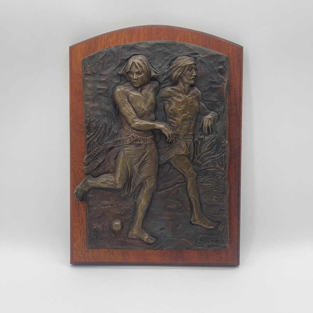 Russell Bowers Bronze Relief Plaque / Vintage 2000 / Bronze Wall ...