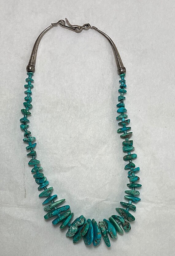 Native American Handmade Necklace With Sleeping Beaut… - Gem