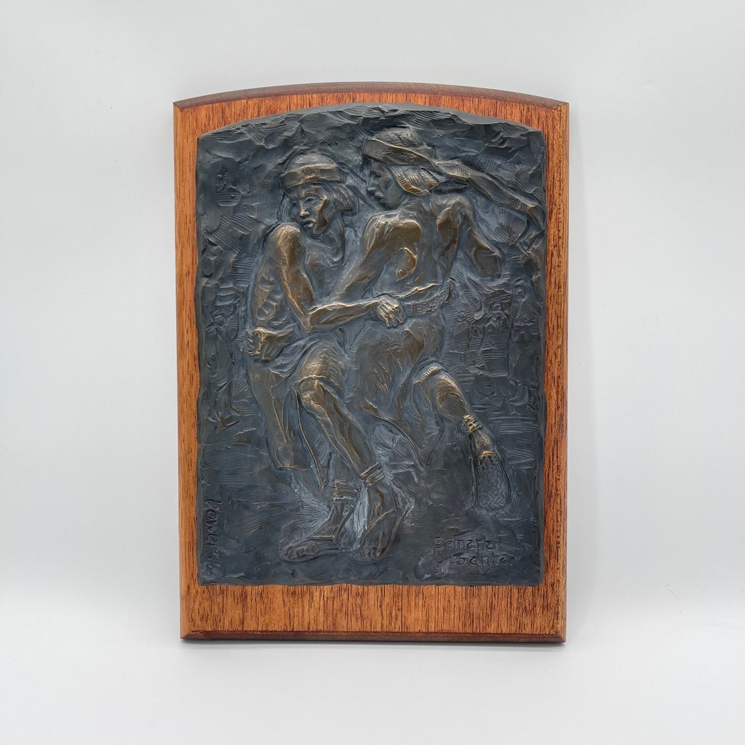 Russell Bowers Bronze Relief Plaque / Vintage 2001 / Bronze Wall ...