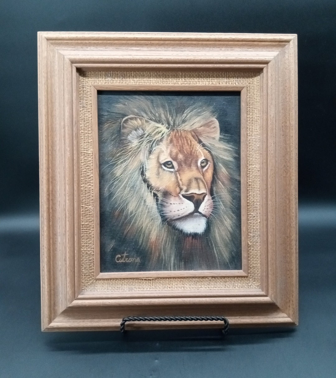 Caroline Cutrona Paint/lion Oil Paint/theshopsinuptown/dmt-b - Etsy